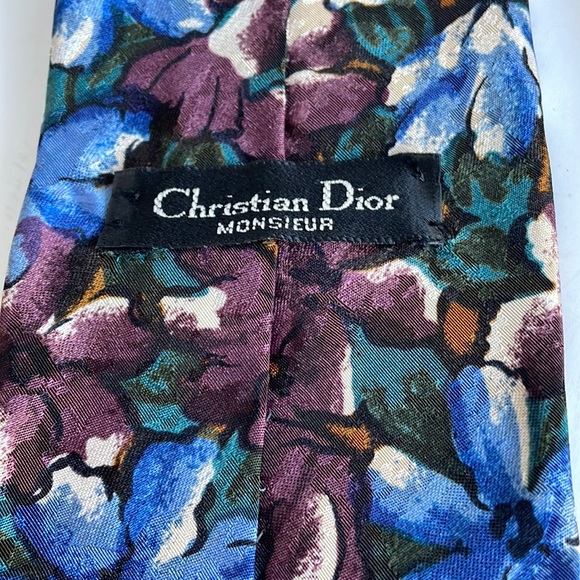 Dior | Accessories | Christian Dior Monsieur Floral Print Tie | Poshmark